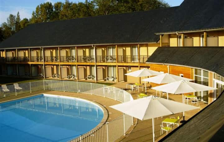 Studio Avec Piscine Aux Portes D’honfleur - Pavillon de la Reine (Équemauville)