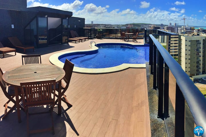 Apt | Port Ville 714 | Piscina Vista Panorâmica - Maceió