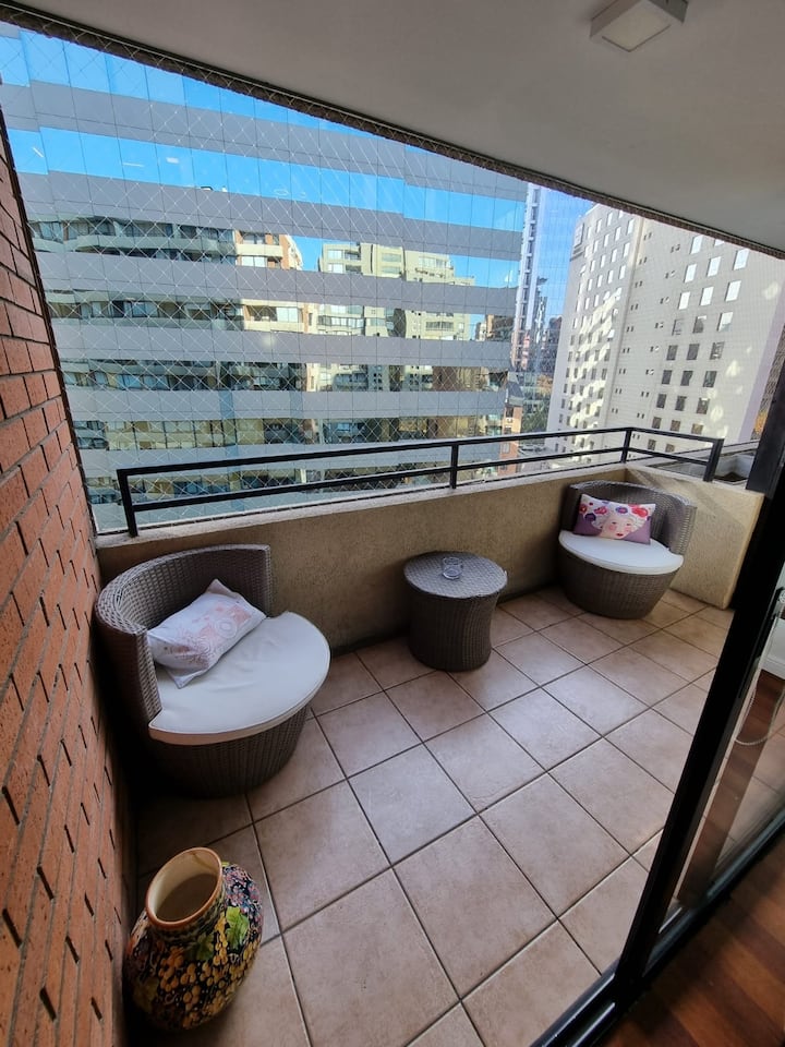 Gran Depto Familiar 4d+4b En El Golf - Santiago