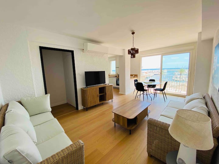 Superbe Appartement - Magnifique Vue Sur Le Port - Saint-Cyprien