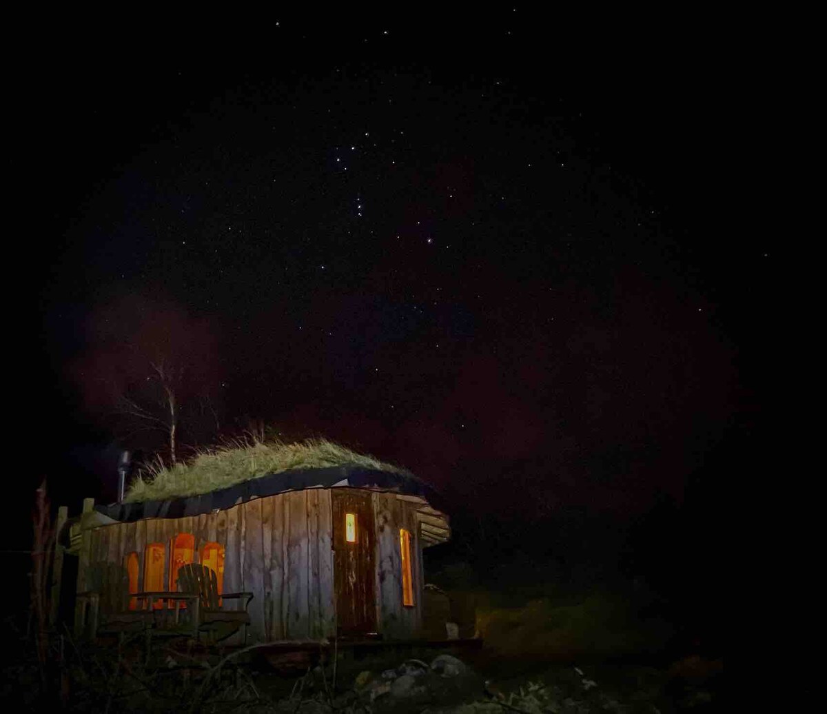 Cosy Wooden Yurt, Fairy tiny house, organicfarm - Yurts for Rent in ...