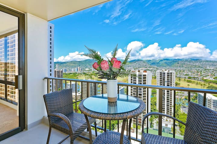 Great Mountain Views! Washlet! Sleeps 4! Wu2807 - Sea Life Park Hawaii, Waimanalo Beach