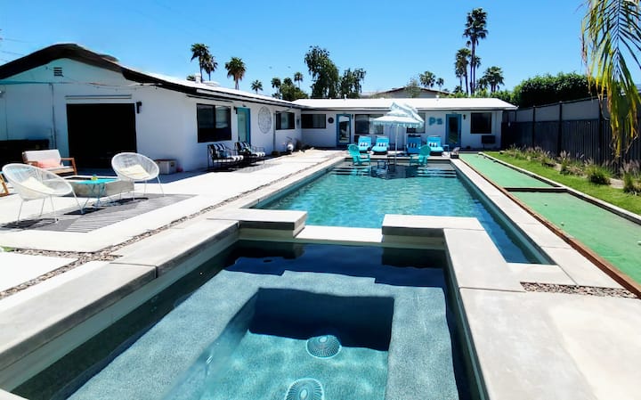 Downtown Palm Springs - Salt Water Pool/spa 2 - Palm Springs, CA