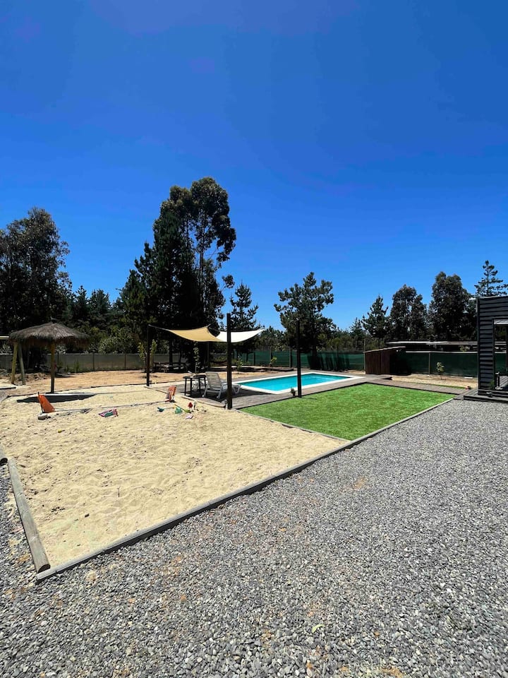 Algarrobo - Amplia Casa En Condominio, Piscina - Chili