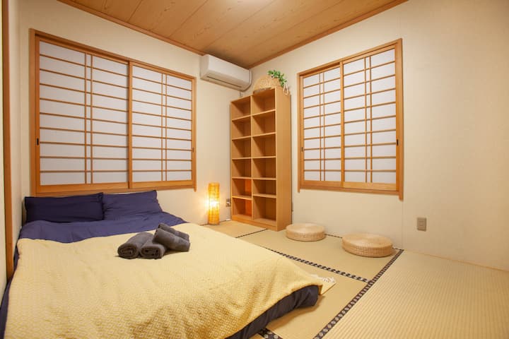 【最大10名】最寄駅徒歩8分丨3階建2ldkの広い戸建丨新宿や秋葉原まで電車で1本丨高速wi-fi - Maihama