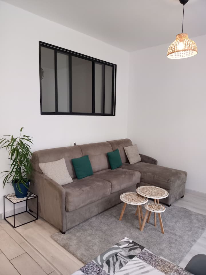 Appartement Cosy à 3min Du Métro - Solaize
