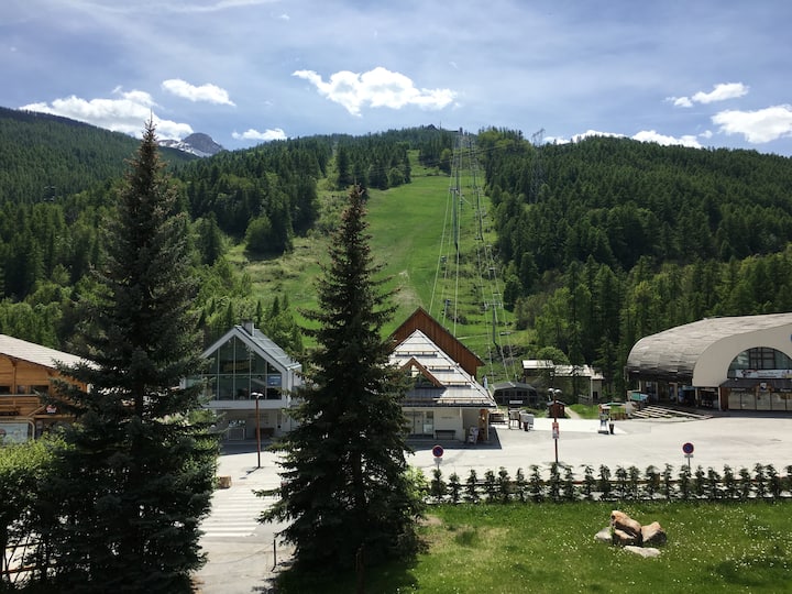 T1 + Coin Montagne, Au Pied De Piste, 4/6 Pers - Serre Chevalier