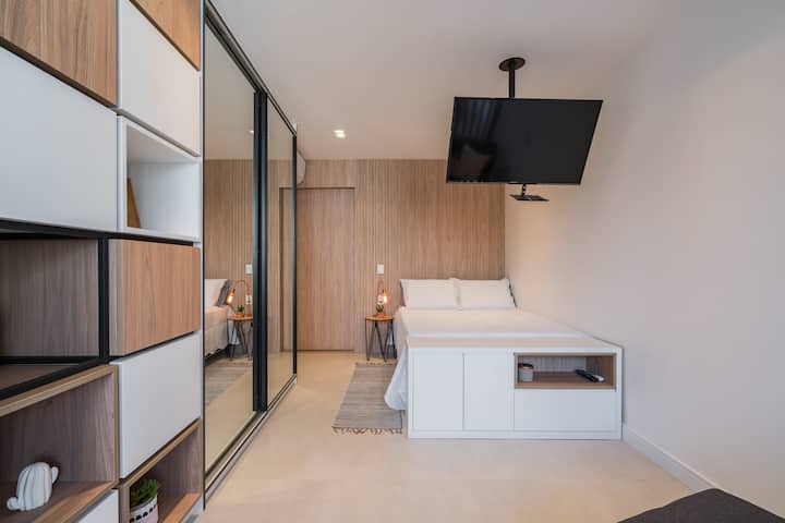 Walk To Faria Lima From Cute Studio In Vl. Olimpia - São Paulo