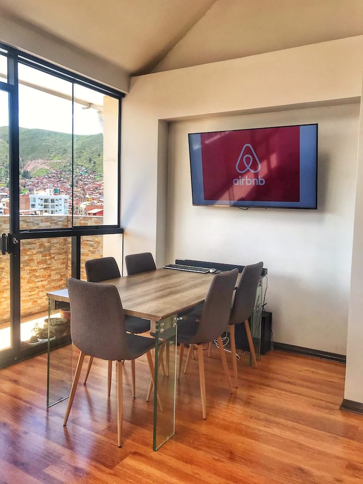 Habitación Doble En 7mo Piso Con Vista Maravillosa - Cusco