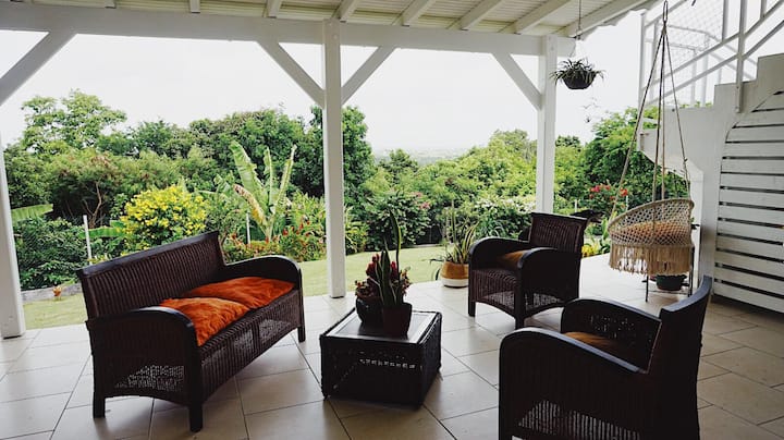 Villa Tropicale - Avec Vue Et Jardin Exotique - Guadeloupe