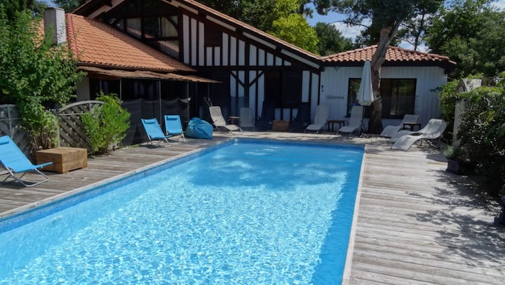 "L'estran" Villa De Charme Bassin D'arcachon - Biganos