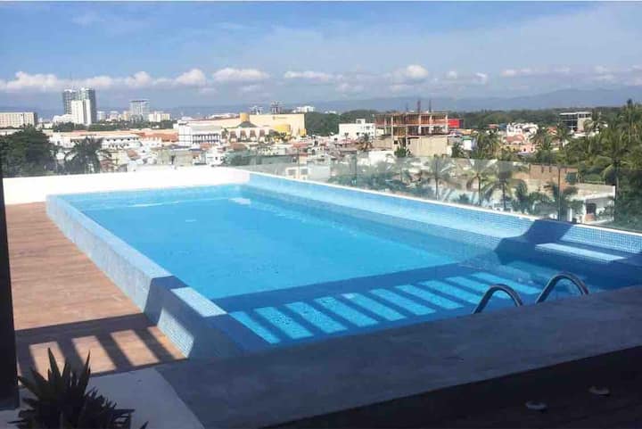 1br W King Bed | Rooftop Pool | Walk To Beach - Puerto Vallarta