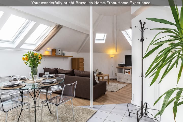 Bright Modern City Central Apartment (Eu District) - Etterbeek