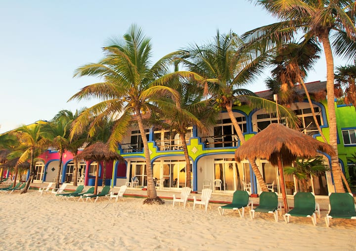 Del Sol Beachfront 2 Bedroom Condominium - Akumal