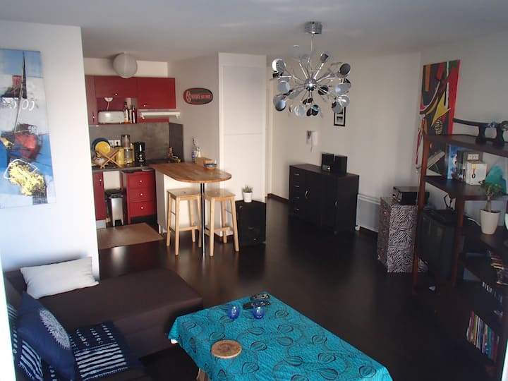 T2 De Charme Lumineux & Spacieux - Parking Privé - Bayonne