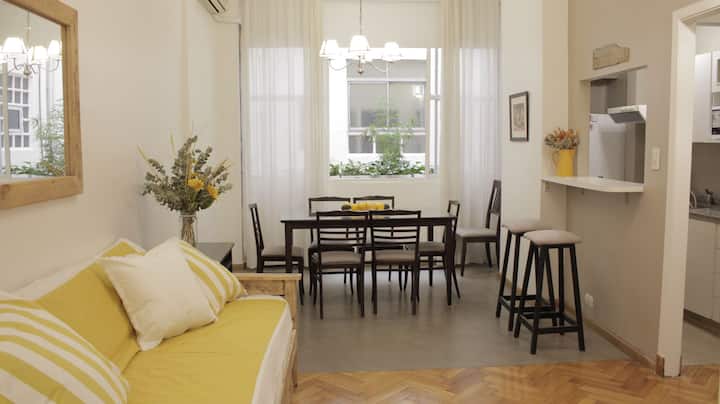 Amplio Dpto En Recoleta. Wifi Rápido  Lavarropas - Buenos Aires