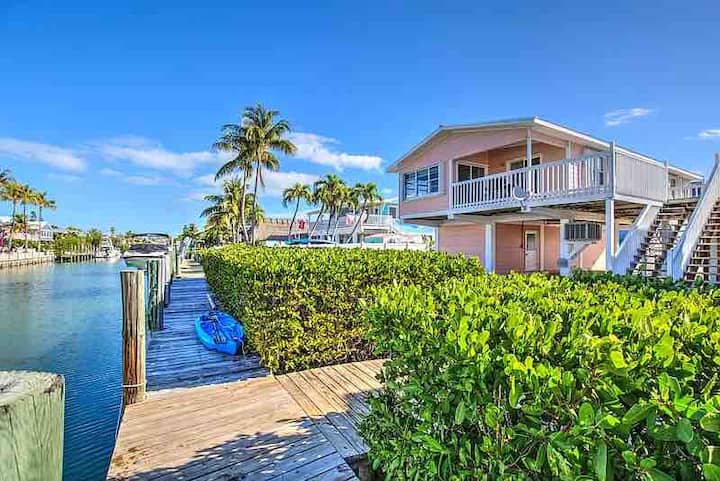 Walk To Sombrero Beach, 50’dock, Spa, Kayaks,bikes - Marathon, FL