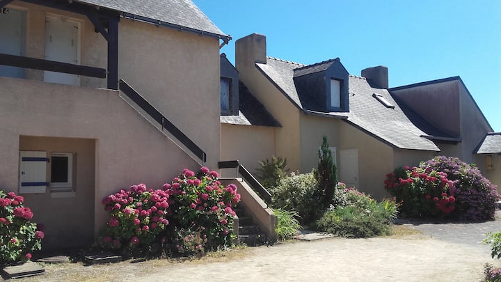 Appartement+terrasse 800m Mer:loc  à La Semaine - Plouharnel