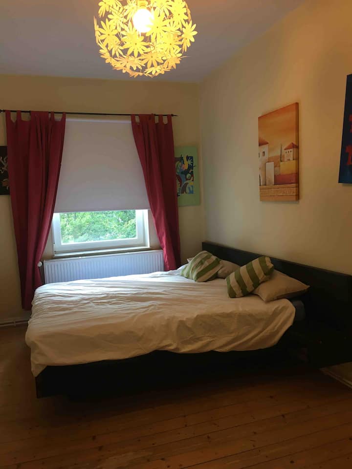 A Very Quiet And Cozy Bedroom With A King Size Bed - Hanovre