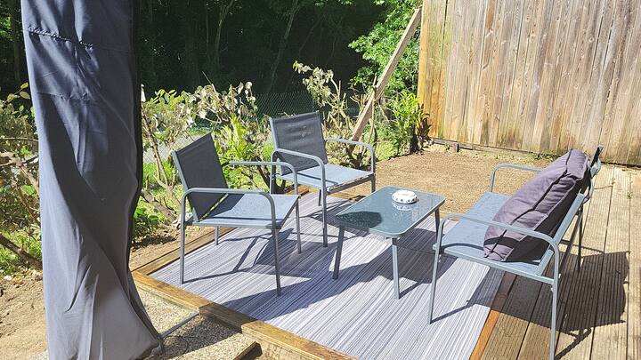 F2+ Terrasse Calme Arborée - Bayona, Francia