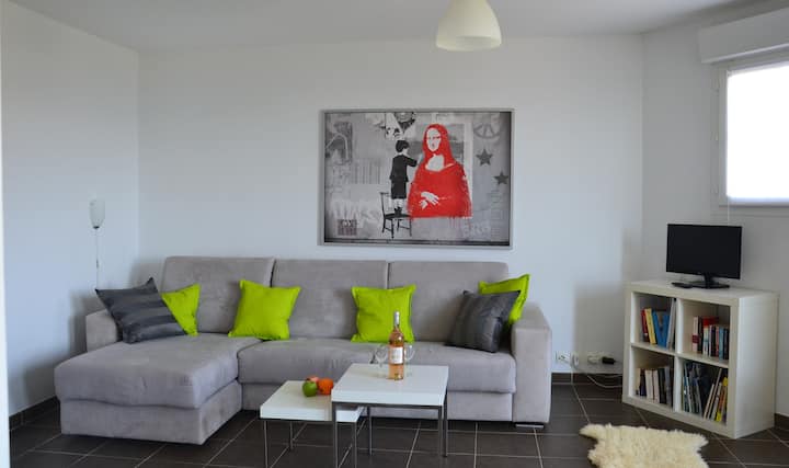 Superbe Vue Mer Grand 2 Pièces 47m2 Terrasse Clim - Sainte-Maxime