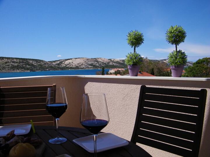 Apartments Fran 6 - Second Floor With Sea View - Stara Novalja