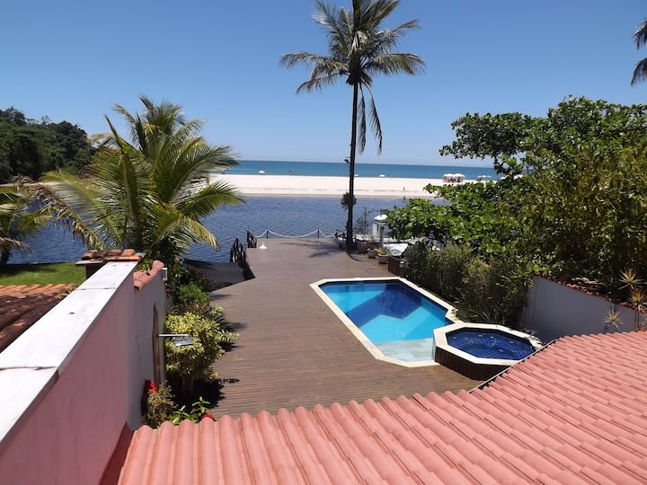 Casa Na Praia Barra Do Una, à Beira Do Rio Una, - São Sebastião