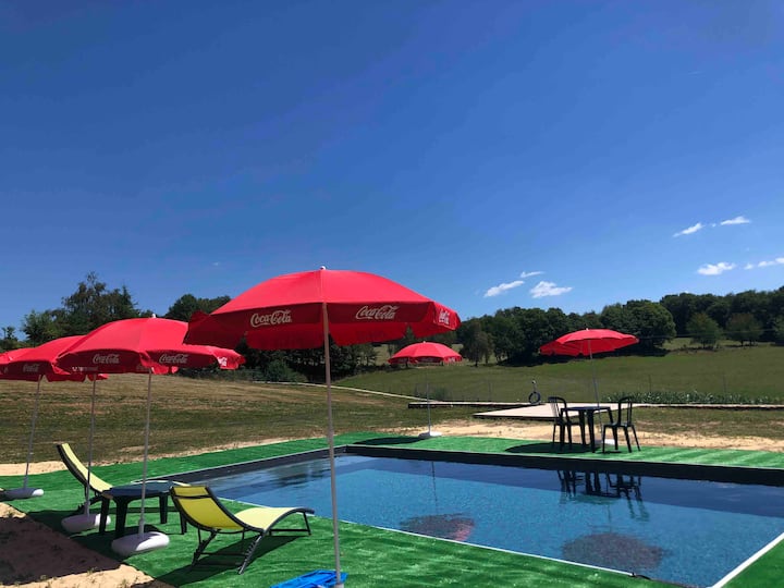 Maison 2 éTages Avec Piscine Vue Sur Les Collines - Lac du Tolerme