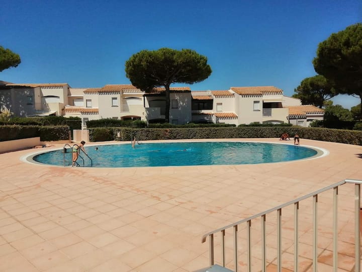Cap d 'Agde apartment on the ground floor - 5 min walk to the beach ...