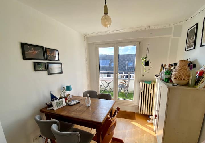 D19-zentral Gelegenes Zimmer Mit Aussicht & Aufzug - Düsseldorf