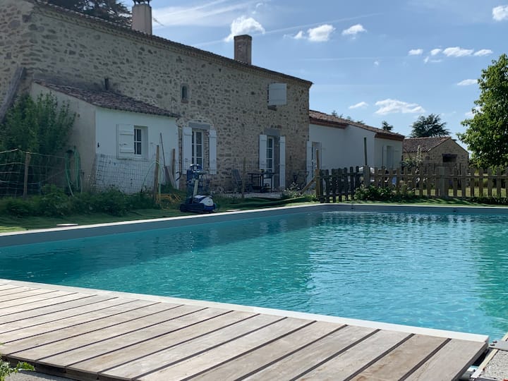 Longère Idéale 10 Personnes à 10 Min De La Plage - Longeville-sur-Mer