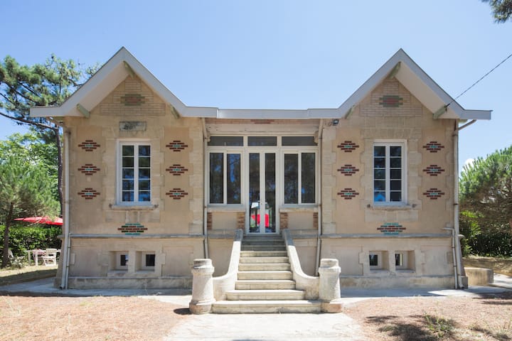 Villa Gd Parc Piscine Centre Ville - Lacanau