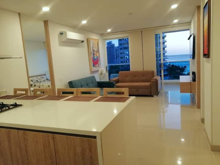 Confortable Apto Primera Línea - Santa Marta
