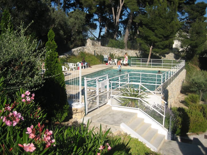 Apt T3 Lumineux Piscine Et Terrasse Proche Plages - La Ciotat