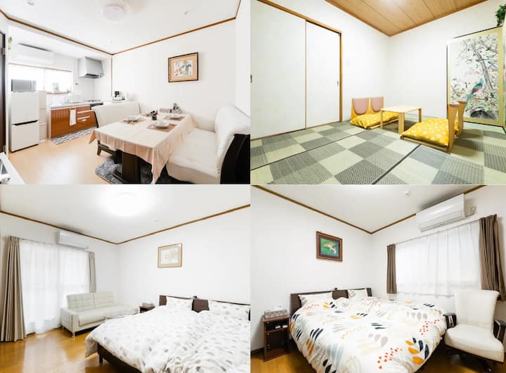Near Namba Station ，3 Bedrooms, 1 Living Room. - Osaka