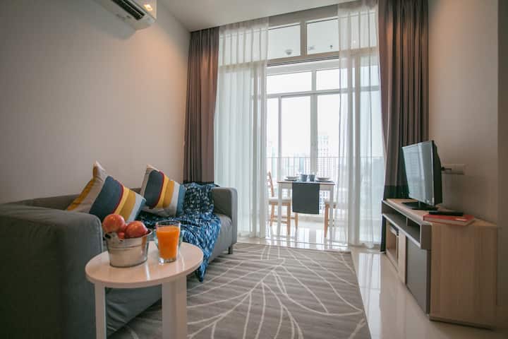 Modern Comfortable 1b. Great View! - Bangkok