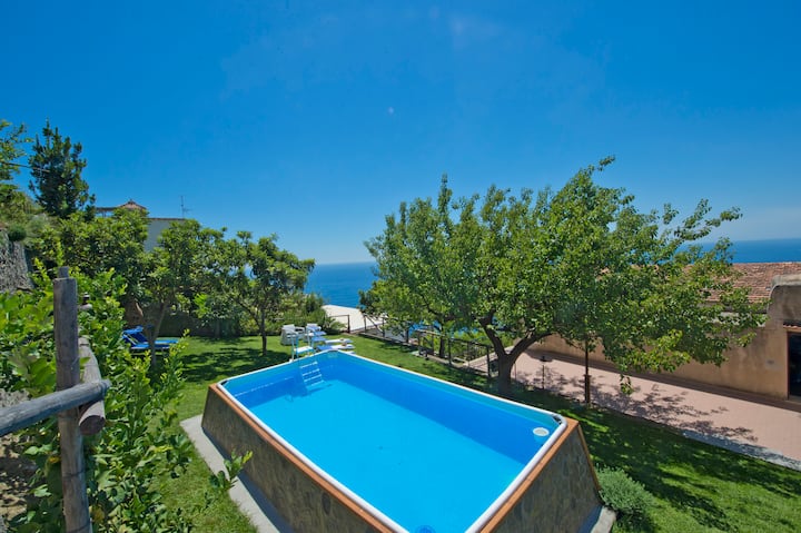 Villa+pool In The Centre Of Praiano - Positano