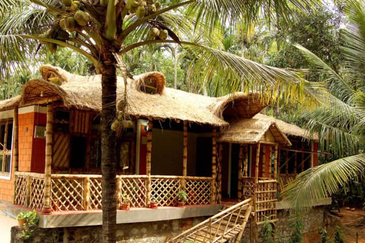 Enteveedu Homestay-bamboo Cabin Room Vayu - 瓦亞納德縣