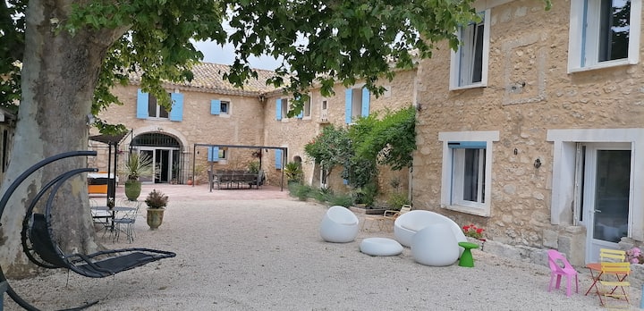 Ancien Mas Au Milieu Des Vignes Chez L'habitant - Pierrelatte