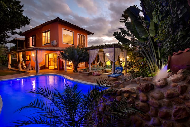 Casa Linda De 200m Com Piscina E Arcondicionado - Trancoso