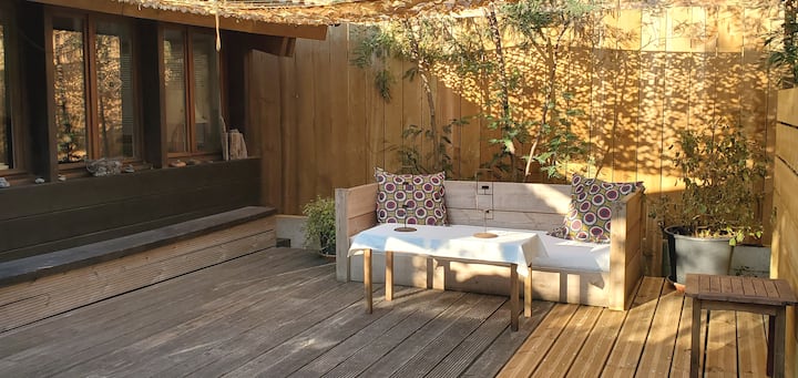 Trés Agréable Chalet Lumineux Dans La Pinède - Carcans