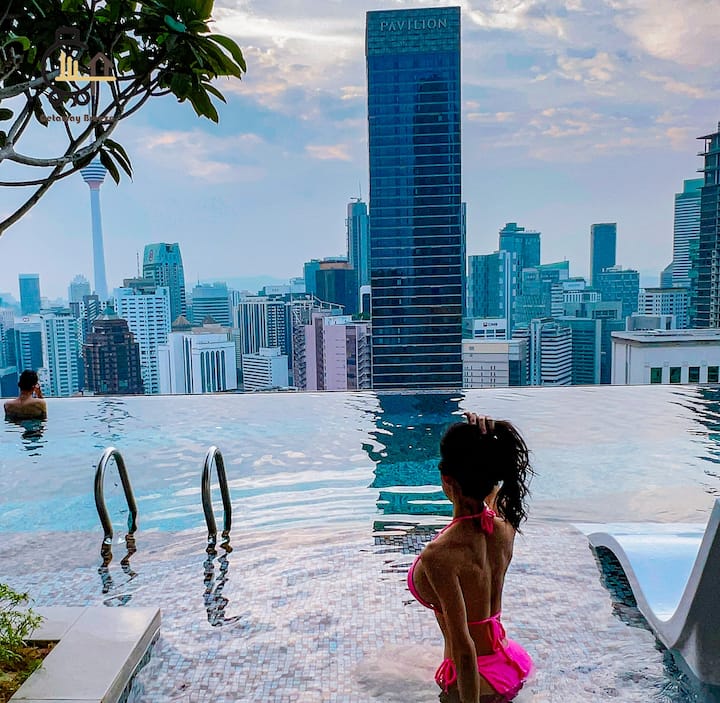 Balcony Unit|5 Pax |Bukit Bintang| 3 Min Pavillion - Kuala Lumpur