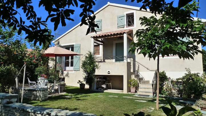 Centre Villa 2ch Piscine Chauffee Jardin Wi-fi - Patrimonio