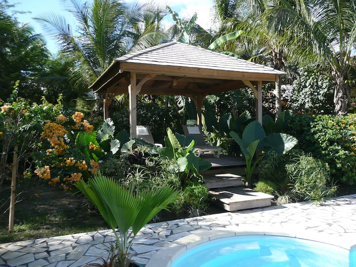 Villa Créole De Charme Au Jardin Exotique - Guadeloupe