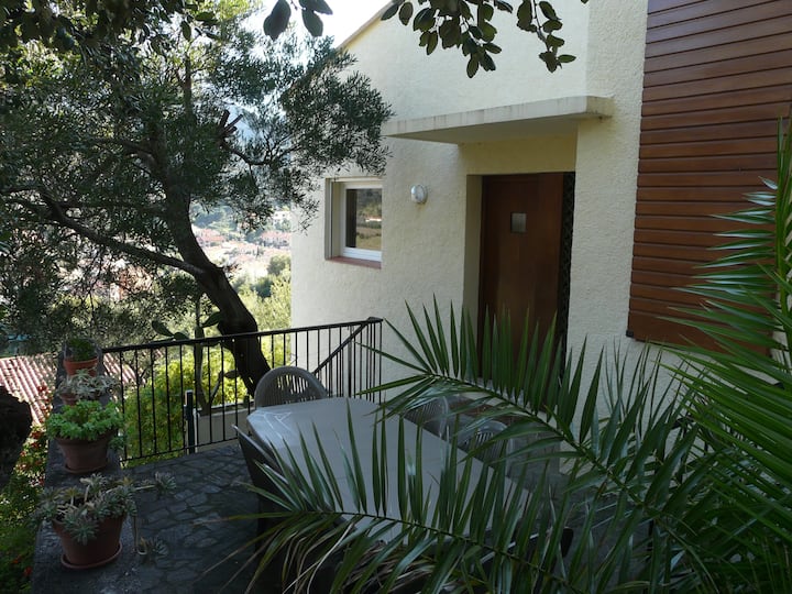 Appartement Dans Villa, 800 M Centre, Superbe Vue - Collioure