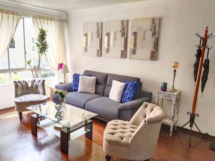 Apartamento Iluminado Y Acogedor - Lima