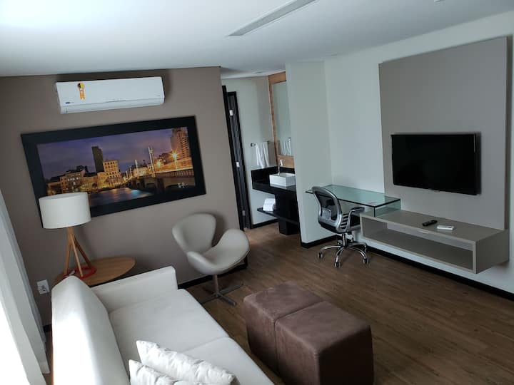 Alugo Flat Em Hotel ,Em Boa Viagem,40m2 - Recife