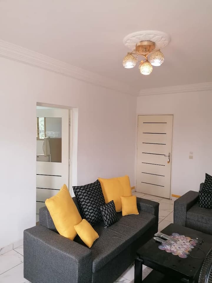 Abidjan Angré Cocody Super Apartment, Bedroom-living Room. - Abidjan