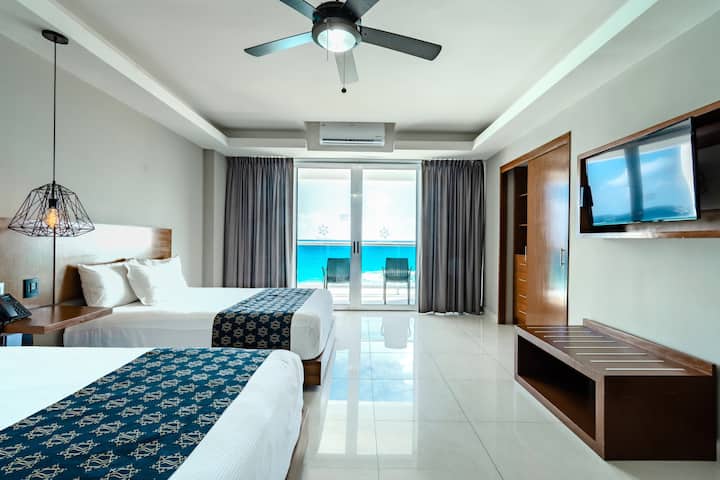 Confortable Departamento Con Vista Al Mar - Cancún