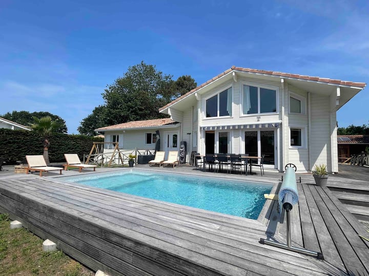 Villa De Cazaux, Piscine Chauffée Pétanque Billard - Dune du Pilat